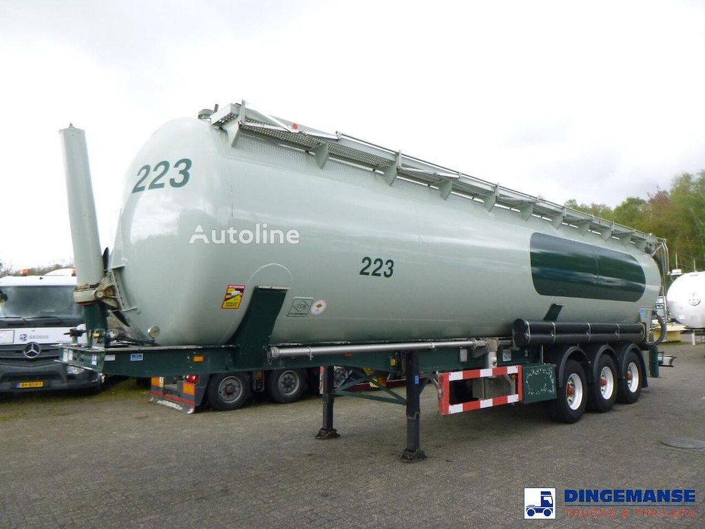 Feldbinder Powder tank alu 60 m3 (tipping) cisterna silos