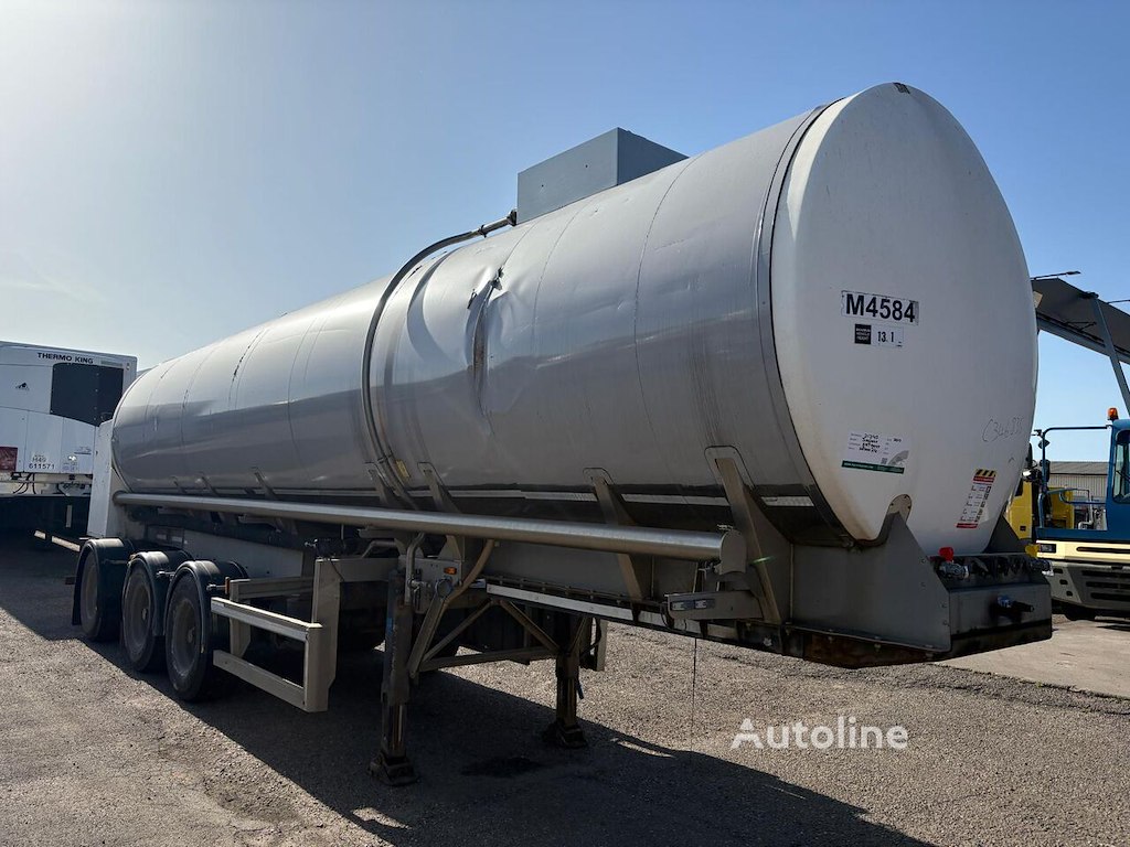 Burg 28500 ltr, milk, pump unit, Food Pumpe, stainless steel RVS Rost poluprikolica autocisterna