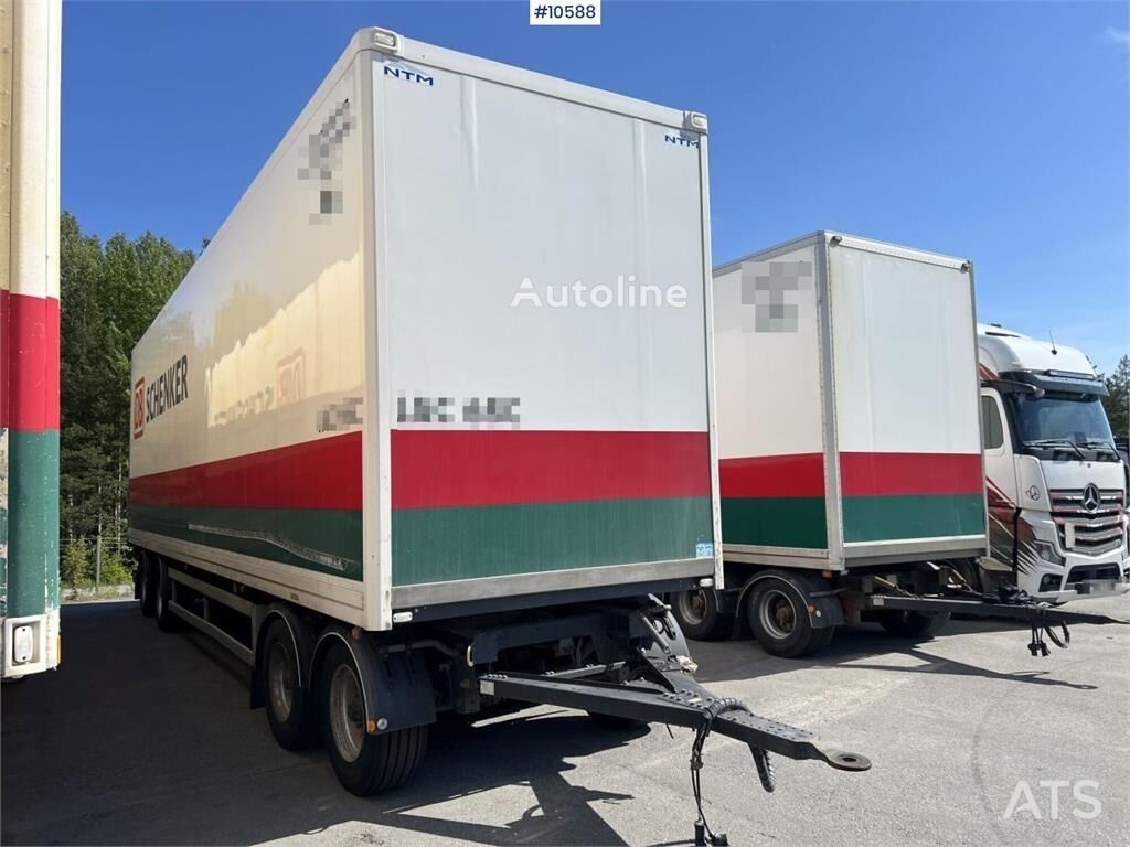NTM UTPL-4 Box Trailer - 4-axle poluprikolica sa pokretnim podom