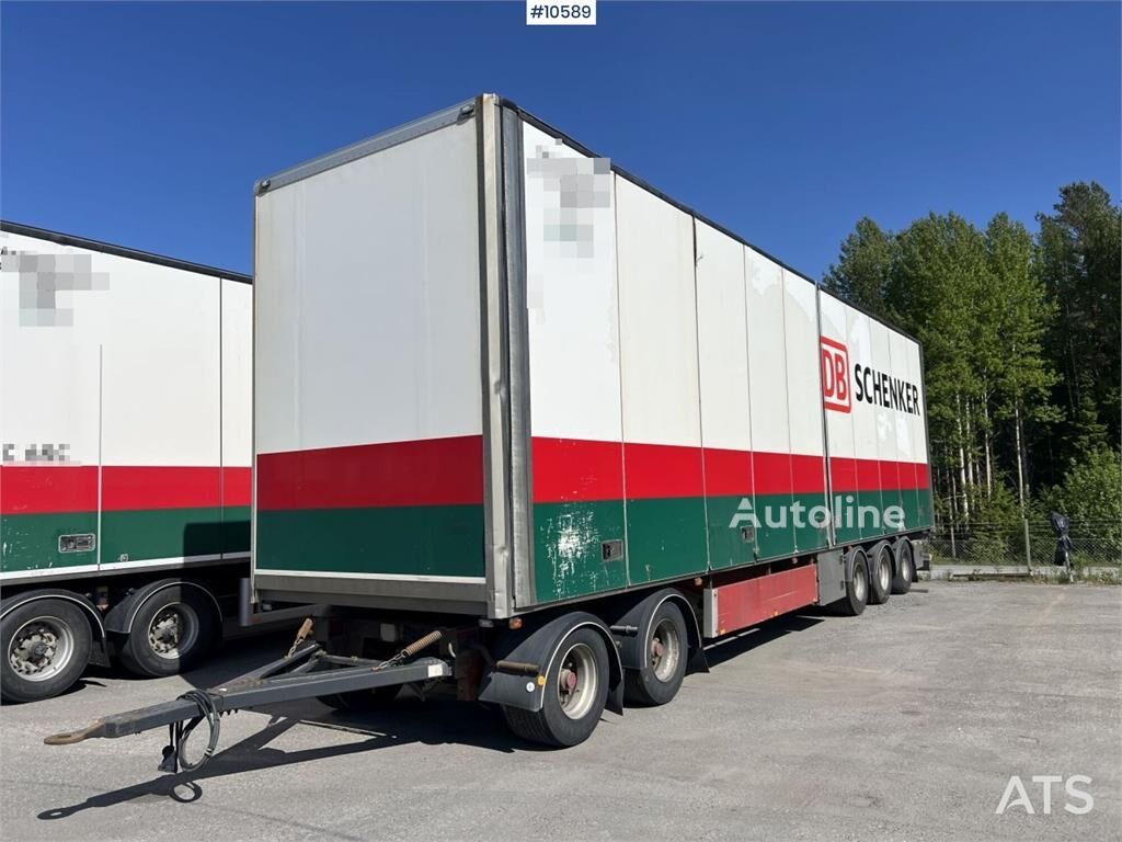 NTM UTP-45L-5 Box Trailer - 5-axle poluprikolica sa pokretnim podom
