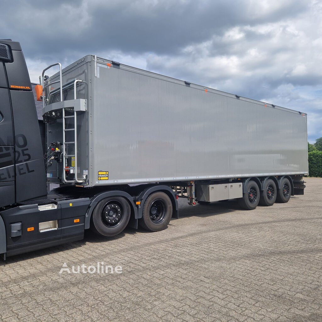 Kraker CF-Z 72m3 GMP/bieten walkingfloor met Cramaro automatisch dakzei poluprikolica sa pokretnim podom