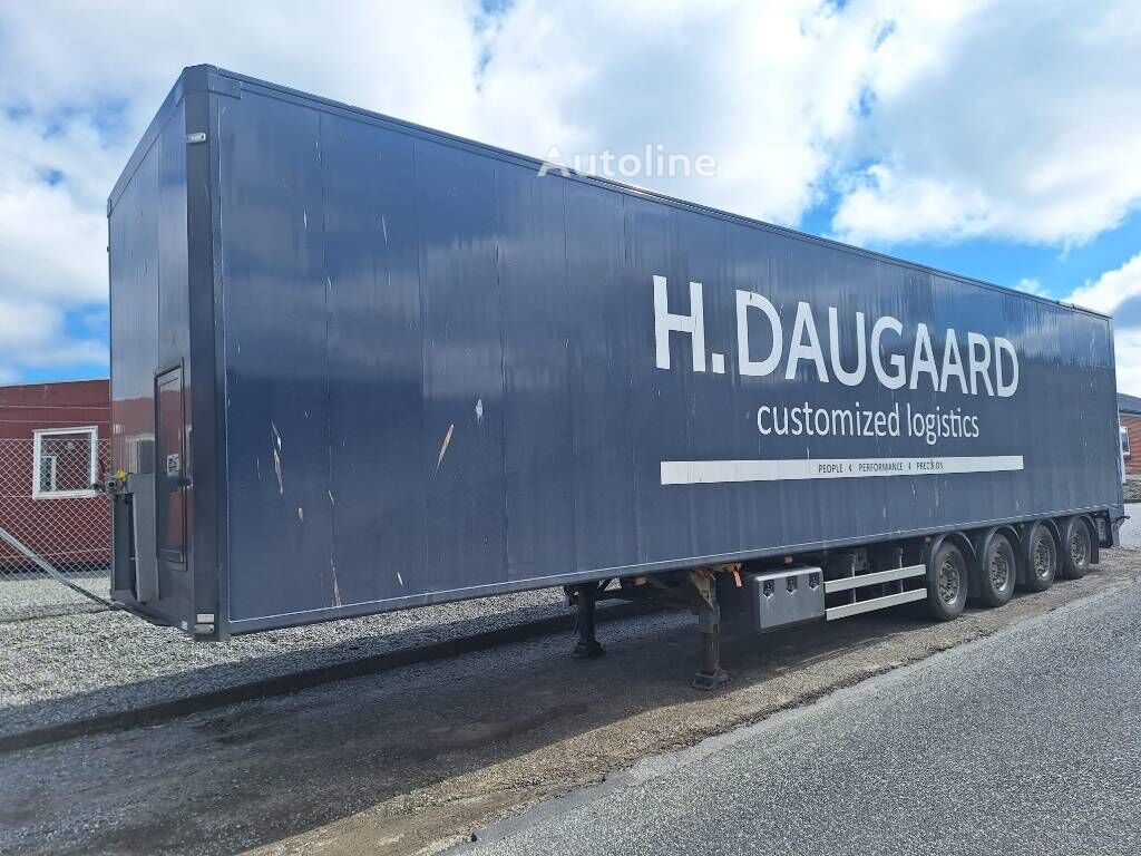 KLC 4 akslet walking floor trailer med fast tag poluprikolica sa pokretnim podom
