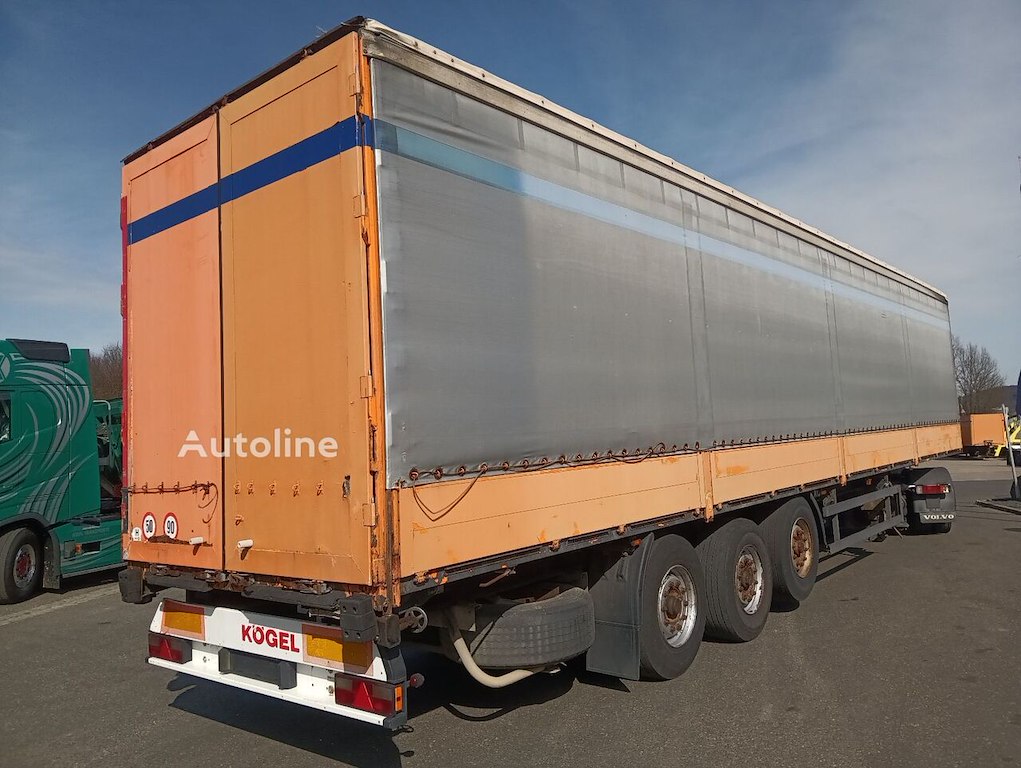 Kögel SN24BORDWANDSIDER EDSCHA BPW Disc Lift Portaltür poluprikolica s ceradom