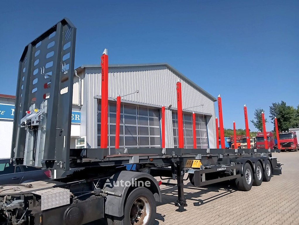 Nova Schwarzmüller 3-A Rungensattel 6xExte144S 5560kg NEU sofort poluprikolica za prevoz drva