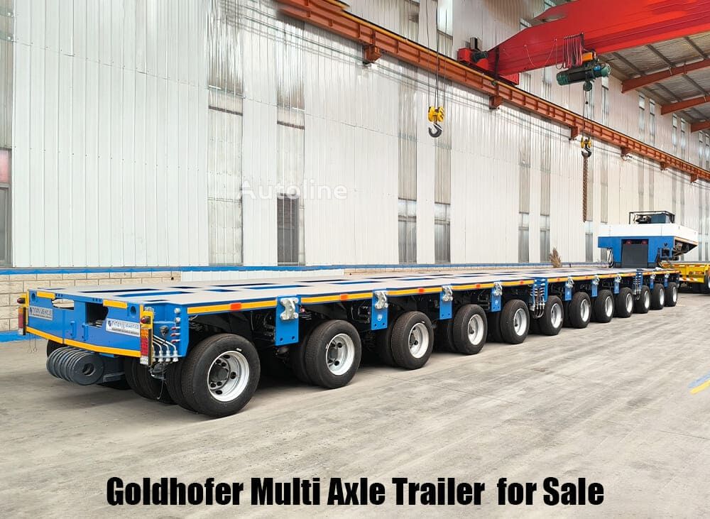 Novi Titan TITAN Goldhofer multi axle trailer for sale samohodni modularni transporter