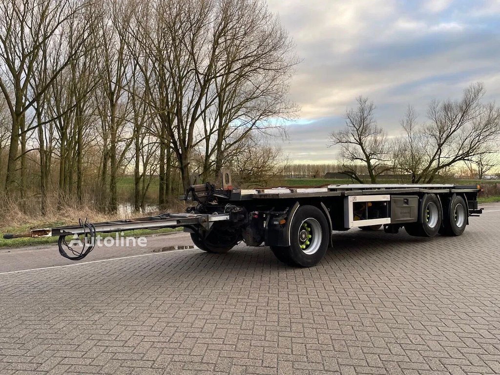 GS Meppel 3 asser container | portaal bakken | APK | overzetter | led verl prikolica za kontejnere