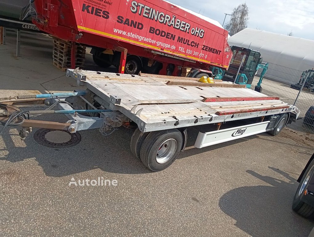Nova Fliegl ZPS 200K Kombi-Abroll/Absetz Tieflader verzinkt prikolica za kontejnere