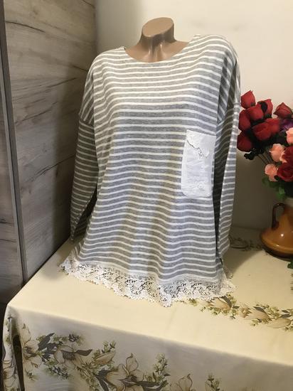 JNJY prugasta duks bluza L/XL