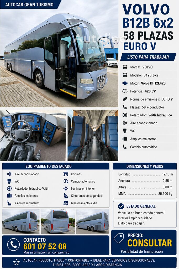 Volvo B12B turistički autobus