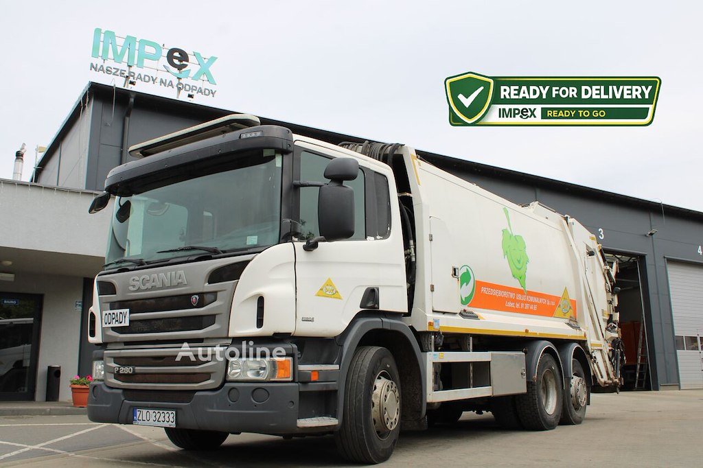Scania P280 / Euro 6 / JOAB 2-Chambers kamion za smeće