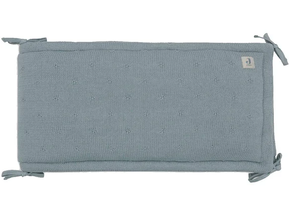 Jollein Ogradica za bebe Cozy Knit 180x30x2cm svetlo denim