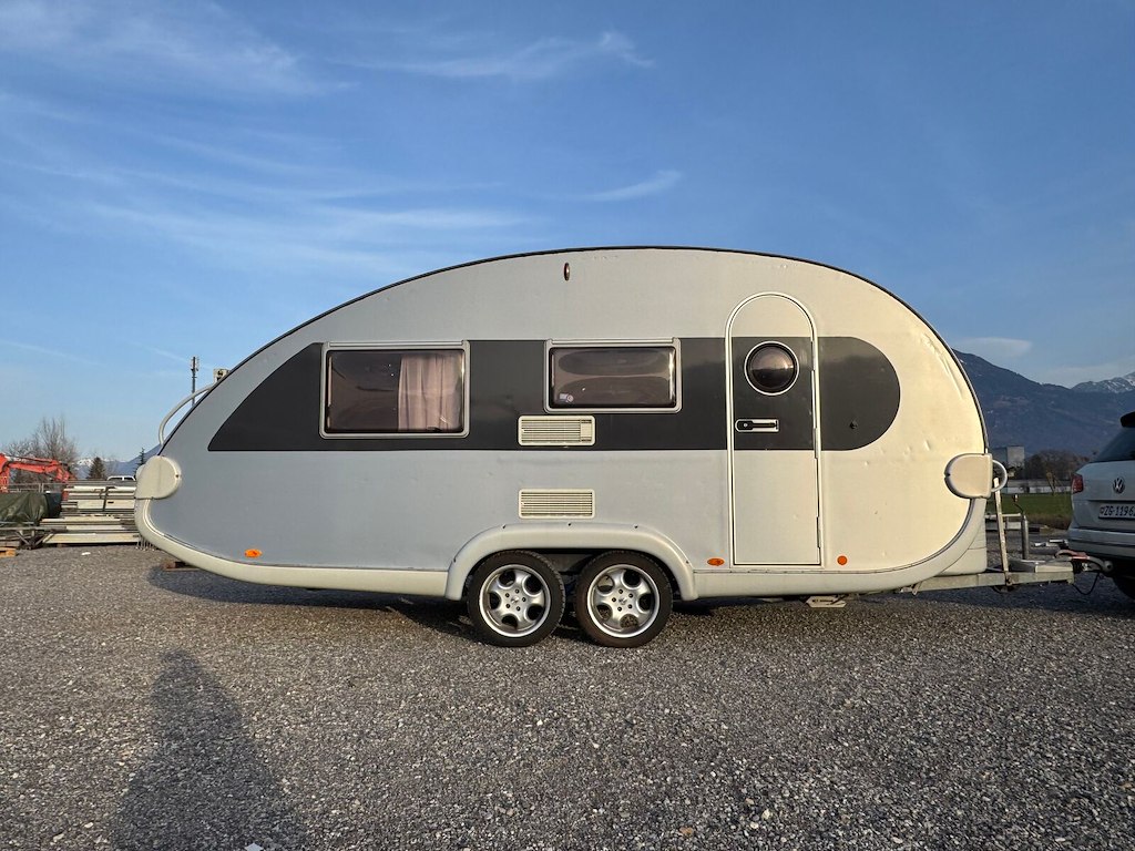 Tabbert Tab 510 XL / Cabin with bunk beds / Front area / Bathroom / Bicy suza prikolica