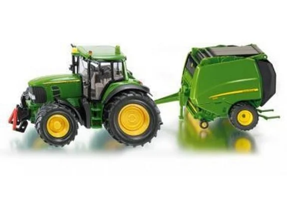 Siku John Deere traktor sa balirkom 1665