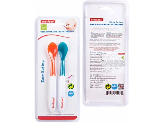 Yookidoo Dečiji pribor za jelo 80010213 plastika 2kom