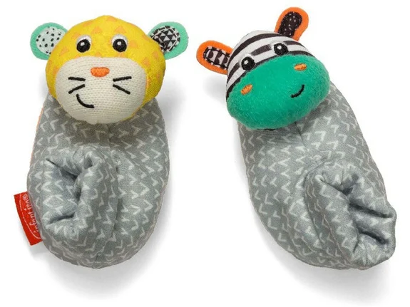 Infantino Zvečka za bebe Patikice 206893 0m+