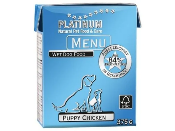 Platinum Hrana za štence Menu Puppy Chicken 375g