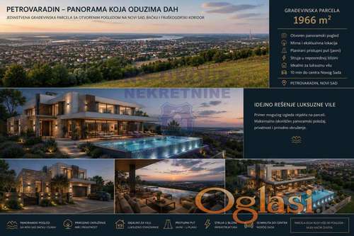 PANORAMSKA PARCELA OD 1966 m²