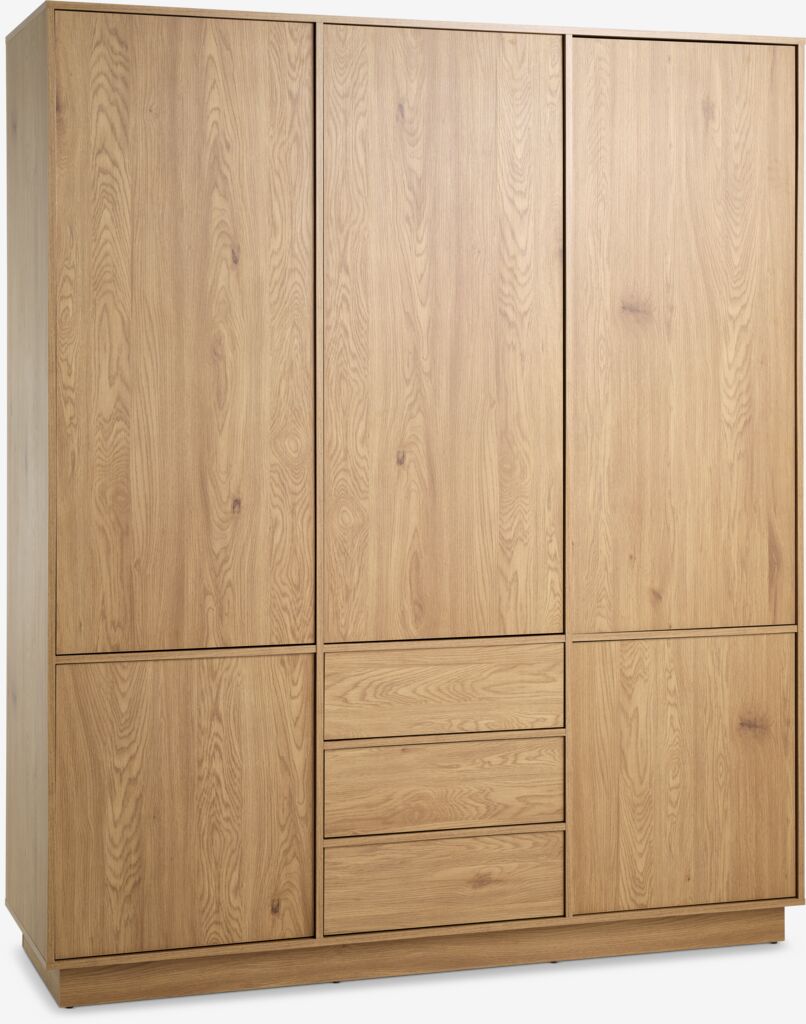 Ormar TRANUM 180x214 5 vrata 3 fioke topao hrast boja