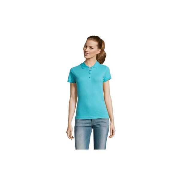 PASSION ženska polo majica sa kratkim rukavima - atoll blue