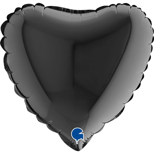 G09004K
9″ Heart Black
