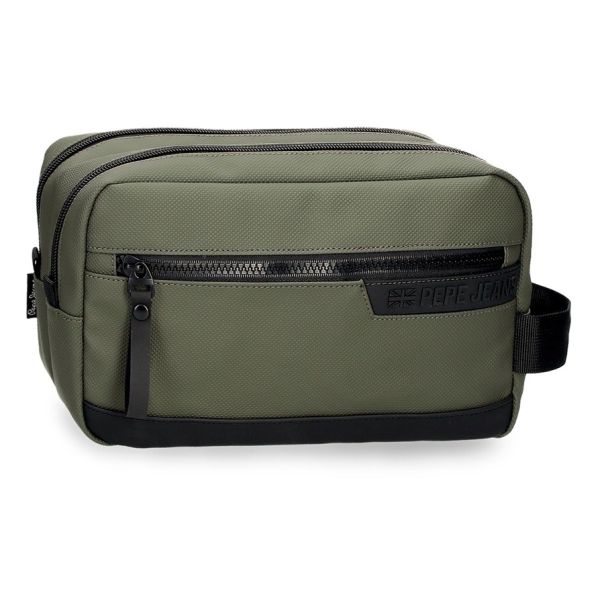 PEPE JEANS DORKING muški neseser sa 2 pregrade - khaki