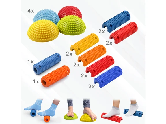 Iron Sport Set 5 in 1 Masaža stopala & Prevencija i korekcija ravnih stopala - podrška