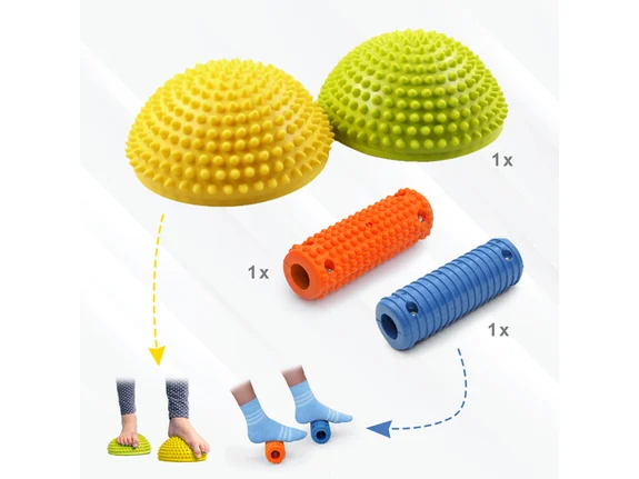 Iron Sport Set 3 in 1 Masaža stopala & Prevencija i korekcija ravnih stopala - podrška