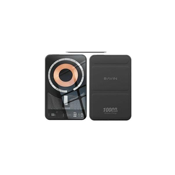 BAVIN Magnetic Power Bank 10000mAh 22.5W, crna