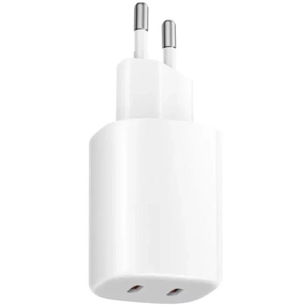 XIAOMI Punjač Nano Turbo 45W 2*Type C, bela