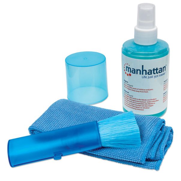 Sredstvo za čišćenje ekrana Manhattan 421027 sa krpicom/četkicom/200ml