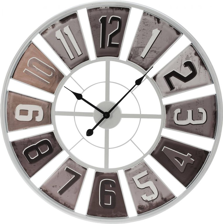 SAT ZIDNI METALNI 80CM BELI Y36200490