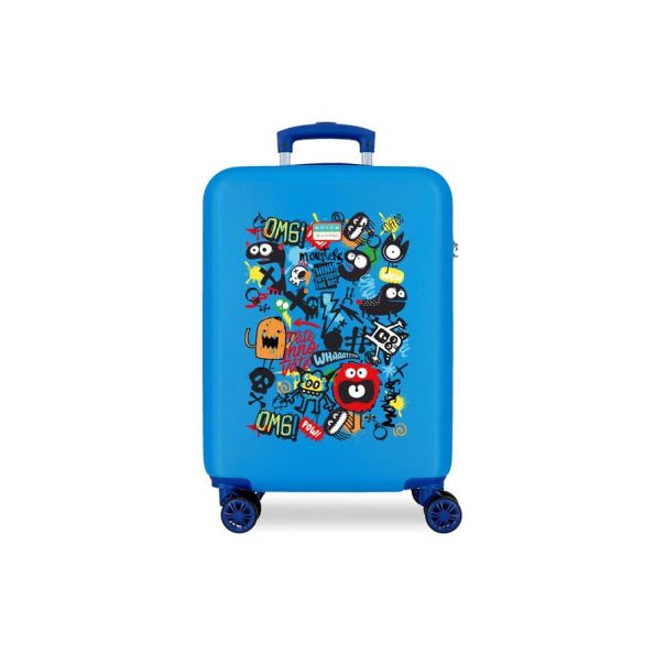 MOVOM MONSTERS dečiji kofer 55 cm - plava