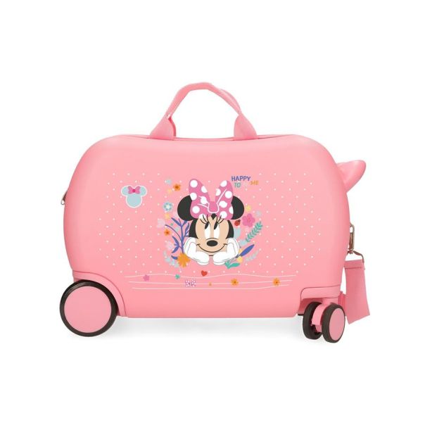 DISNEY MINNIE HAPPY TO BE ME dečiji kofer na točkićima - pink