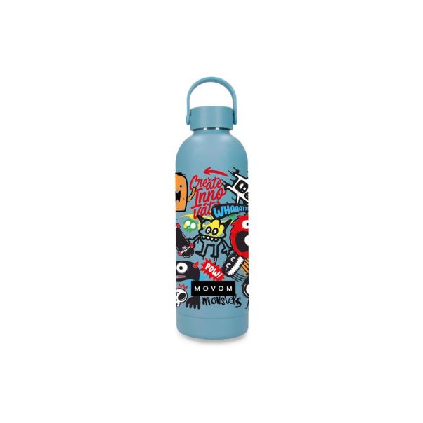 MOVOM MONSTERS dečiji termos 500 ml - plava