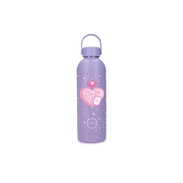 ENSO QUEEN OF HEARTS dečiji termos 500 ml - ljubičasta