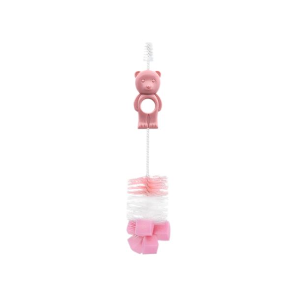 LORELLI BABY CARE CETKA ZA FLASICE I CUCLE BEAR - BLUSH PINK