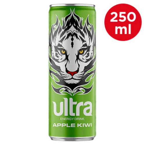 Ultra Energy Apple Kiwi 250ml, 12 komada