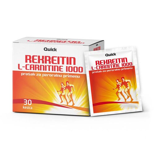 Esensa L-Carnitine 1000 rekreitin prašak za oralni rastvor 30 kesica Quick unisex
