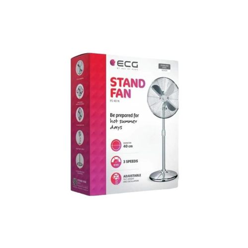 ECG stajaći ventilator FS 40 N silver
