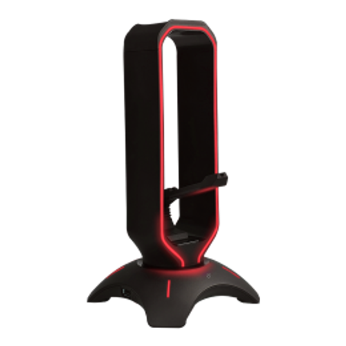 Rampage RM-H66 GUARD RGB postolje za slušalice crno- oštećena ambalaža