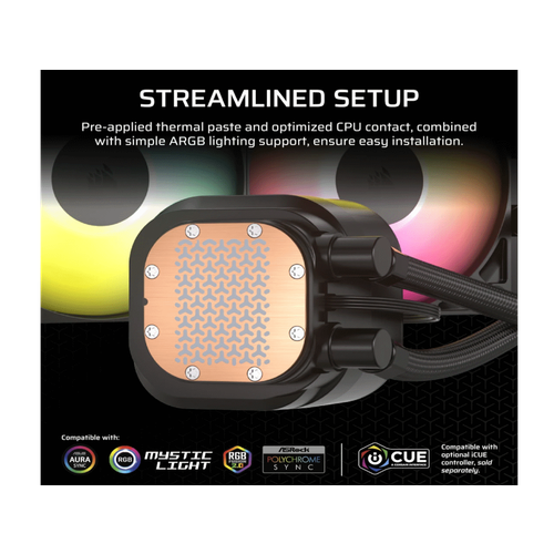 Corsair kuler za CPU Nautilus 360 ARGB 360mm