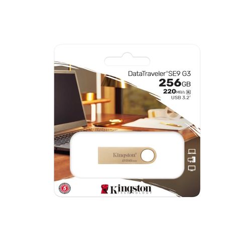 Kingston USB memorija DataTraveler DTSE9G3 256GB zlatna