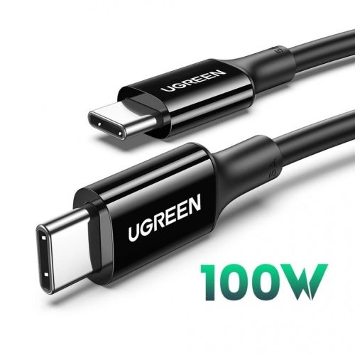 Ugreen US300 Type C na Type C kabl PD FAST 100W 5A 2m crni