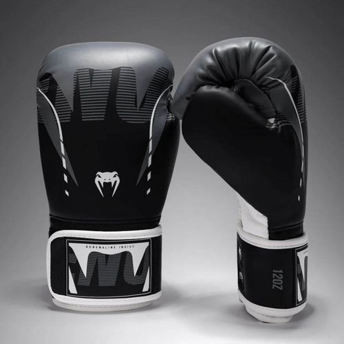 Venum Adrenaline Rukavice za Boks Crno/Sive 10OZ