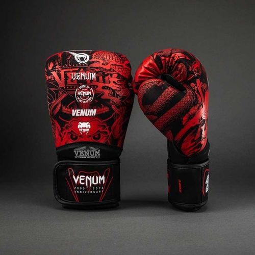 Venum 20th Anniversary Rukavice Za Boks Crno/Crvene 16OZ