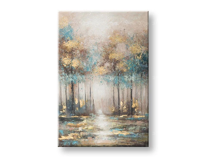 Ručno Slikana Slika Za Zid DRVEĆE 80x120 Cm