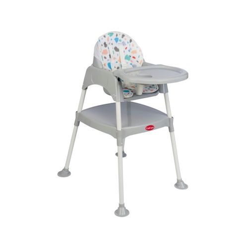 Playtime stolica za hranjenje 2u1 siva