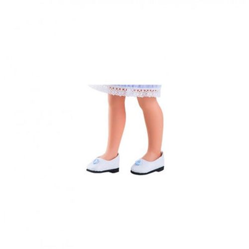 Paola Reina Bele baletanke sa plavim za lutke od 32cm
