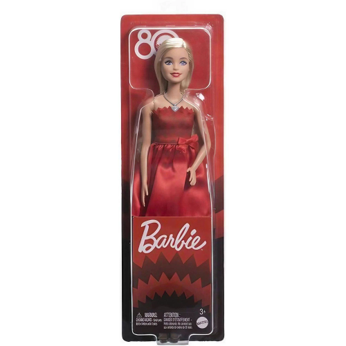 Barbie lutka 80th Anniversary Ruby