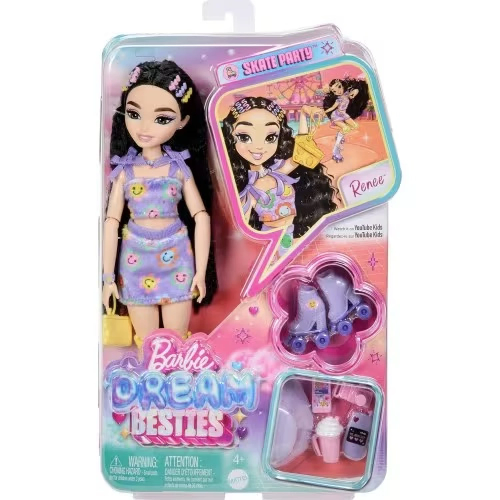 Barbie lutka Dream Besties Skate Party Rene